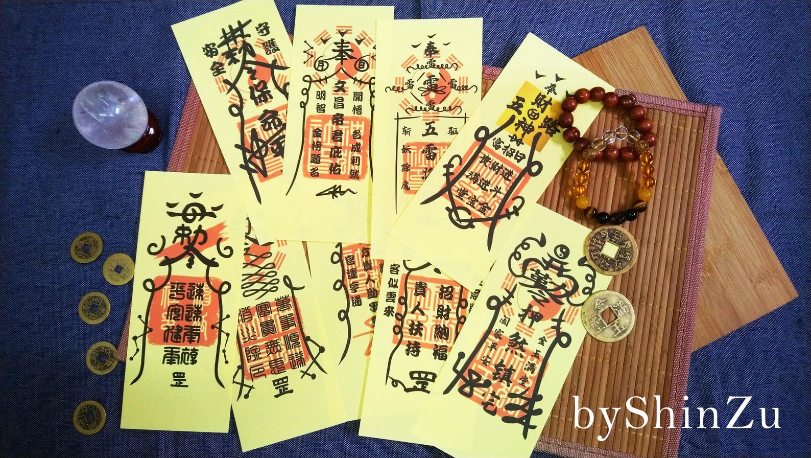 Taoist Fulu Charm: Good Luck, Safety Amulet (digital Print) - Etsy