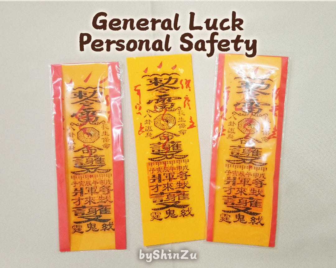 Fulu Talisman Paper to Boost Your Luck, Blessing for Better Fortune ...