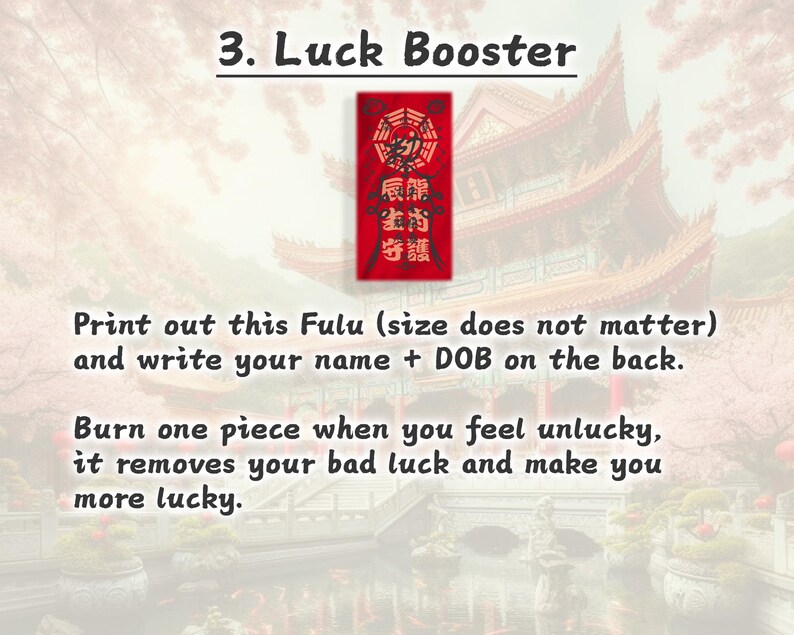 Safety Charm for Zodiac Dragon, Chinese Lunar Calendar, Destiny God ...