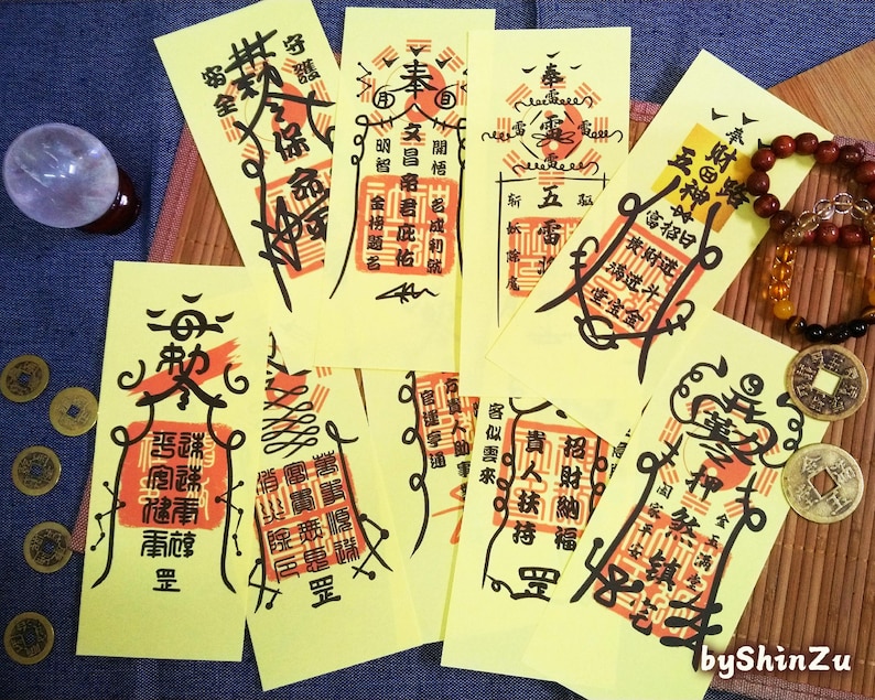 Fu Talisman From Taoism to Make Your Dream Come True, Wish Fulfillment ...