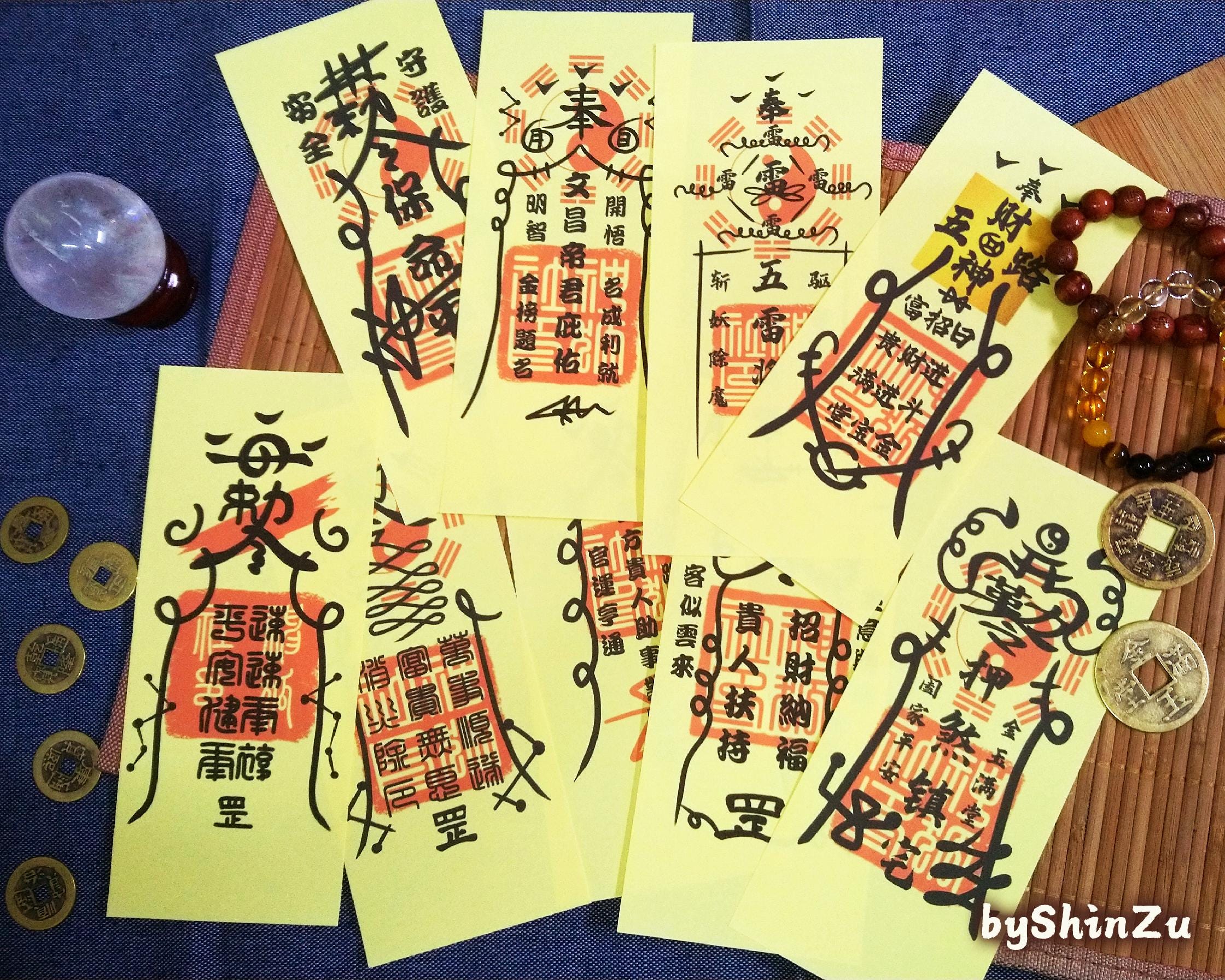 Fu Talisman From Taoism to Make Your Dream Come True, Wish Fulfillment ...