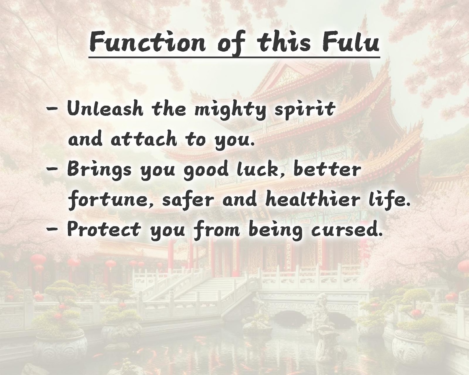 Taoist Fulu Charm: Good Luck, Safety Amulet (digital Print) - Etsy