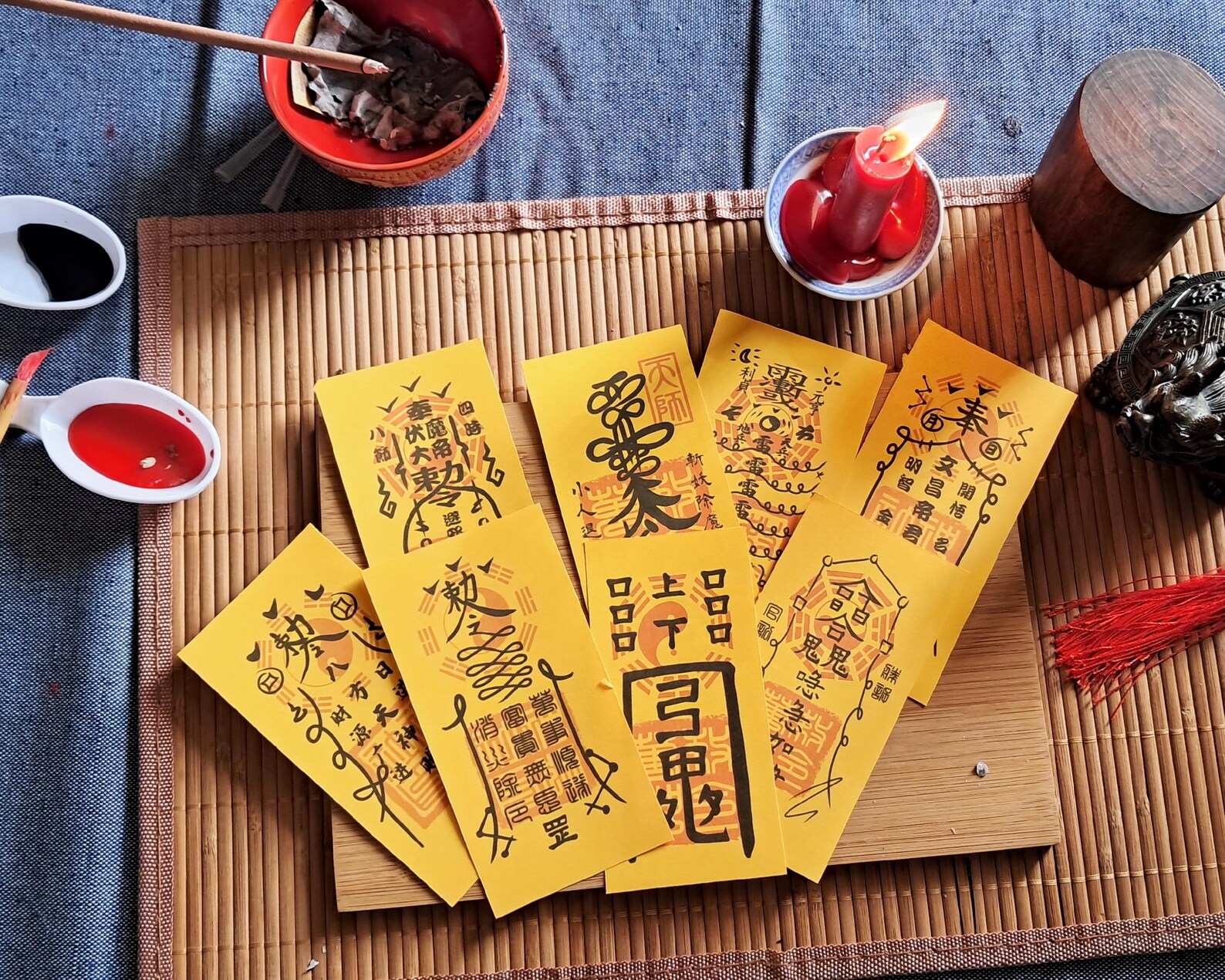 Taoist Fulu Talisman Print: Remove Bad Luck, Dispel Evil (digital File ...