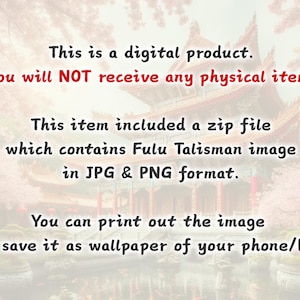 Fu Talisman From Taoism to Make Your Dream Come True, Wish Fulfillment ...