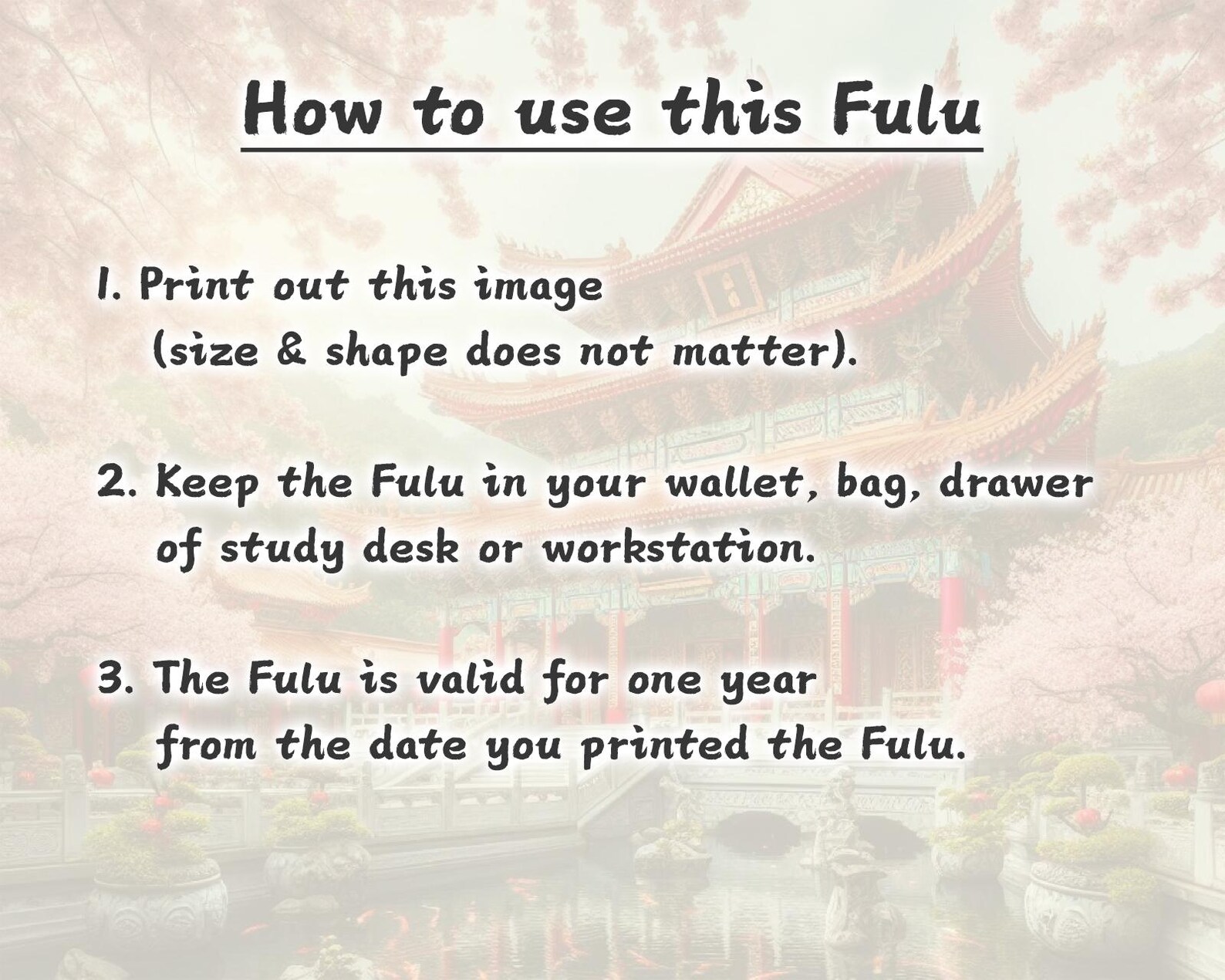 Chinese Amulet Painting Art - Buddhism Lucky Charm, Fulu Talisman Paper ...