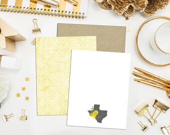Texas thank you card | Etsy