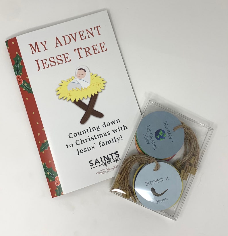 My Advent Jesse Tree Devotional Book With 25 Ornaments. 6x9 Catholic ...