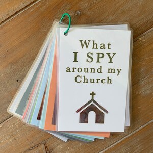 I Spy Mass Card Set With Keyring. Set of 14 I Spy Church Cards. Mass ...