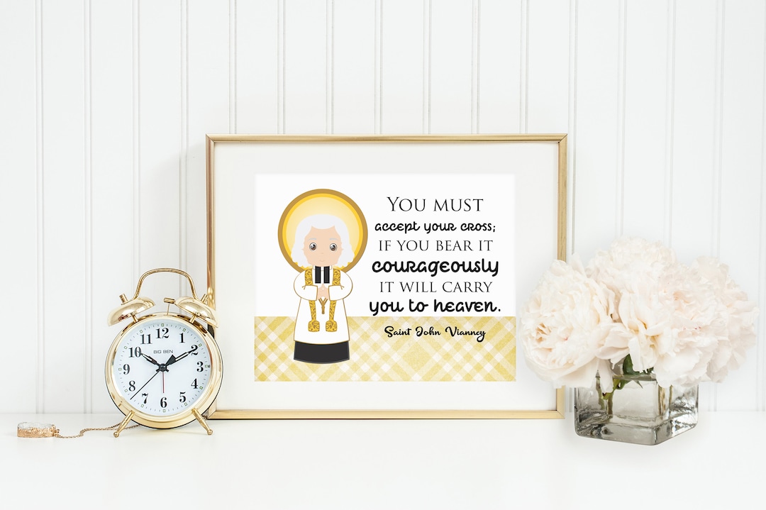 Saint John Vianney Poster Print. St John Vianney Wall Art Poster ...