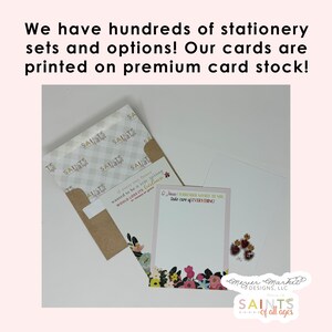 Set of 14 Assorted Saint Note Cards and Saint Patterned Envelopes ...