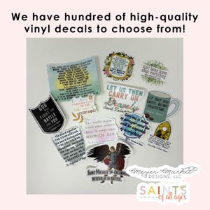 2.5" Vinyl Waterproof Saint Augustine Stickers. Saint Augustine Water ...