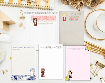 Catholic Note Cards - Etsy