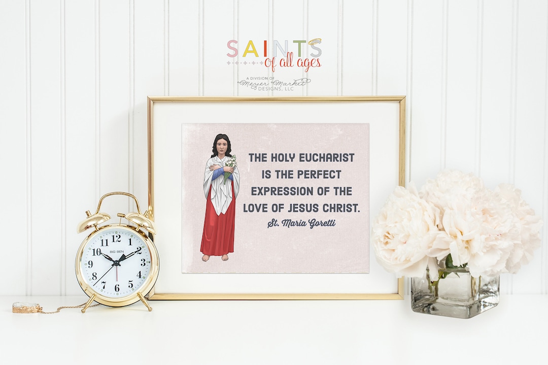 Saint Maria Goretti Poster Print. St Maria Goretti Wall Art Poster ...