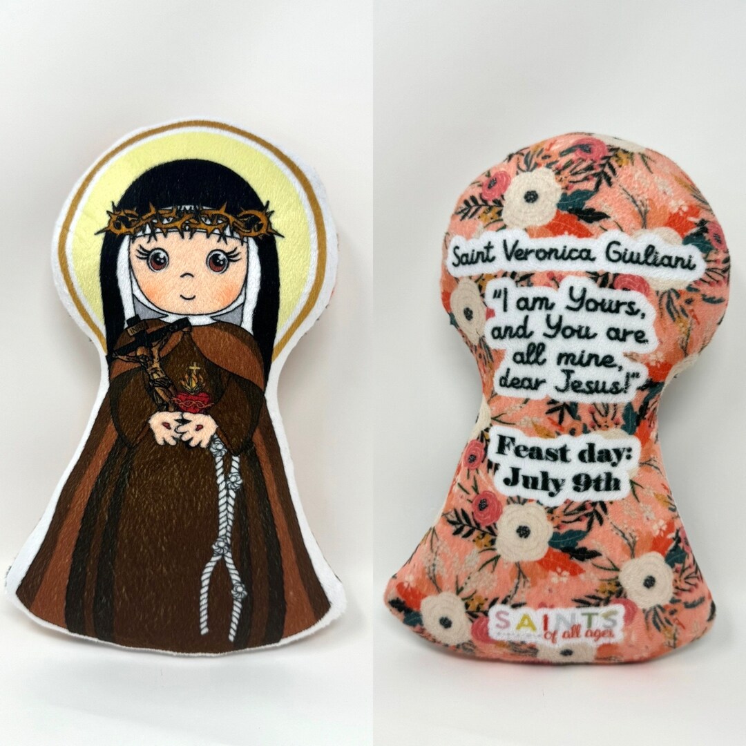 Saint Veronica Giuliani Stuffed Saint Doll. Saint Gift. Easter Gift ...