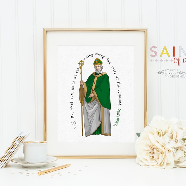 Catholic St Patrick Poster - Etsy