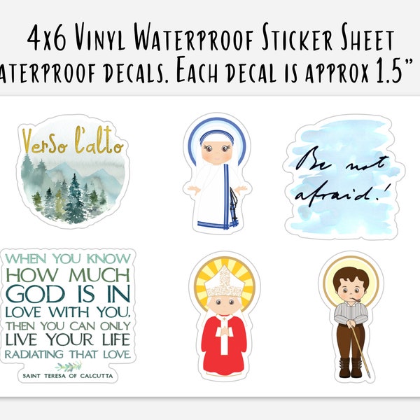 Catholic Vinyl Bumper Stickers - Etsy