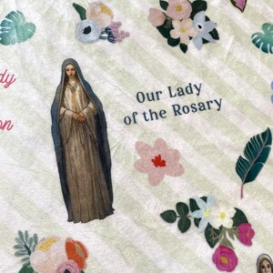 Marian Blanket With Hail Mary Prayer Ultra Soft Throw Blanket. Hail ...