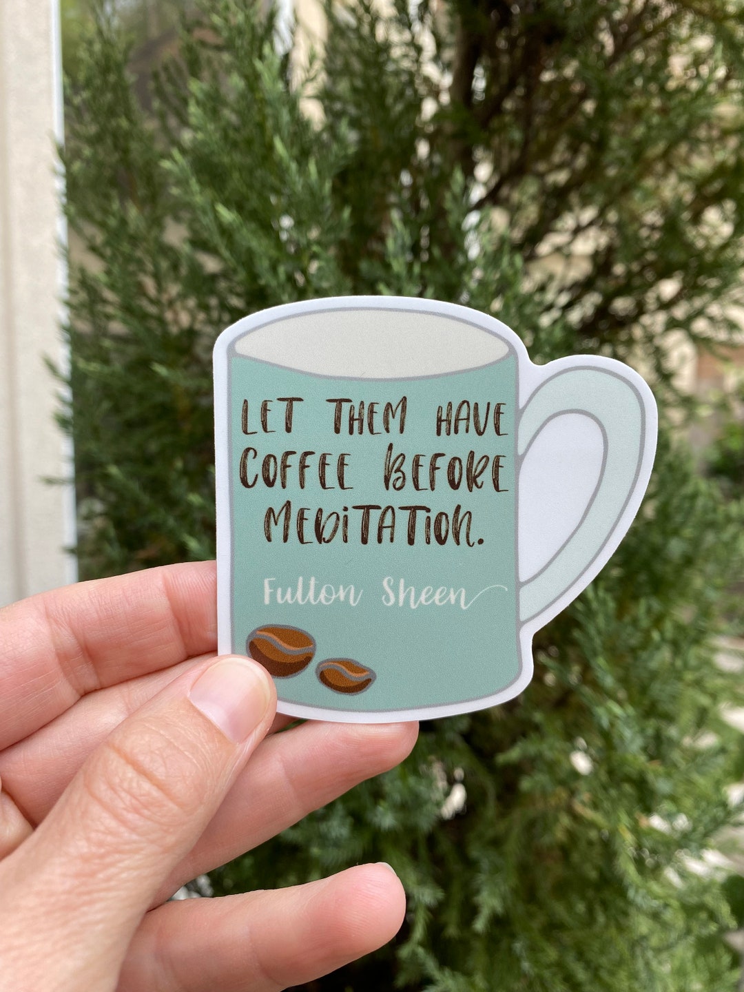 3" Vinyl Waterproof Fulton Sheen Sticker. Fulton Sheen Water Bottle ...