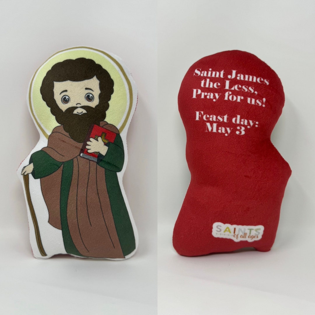 Saint James the Less Stuffed Doll. Saint Gift. Easter Gift. Baptism ...