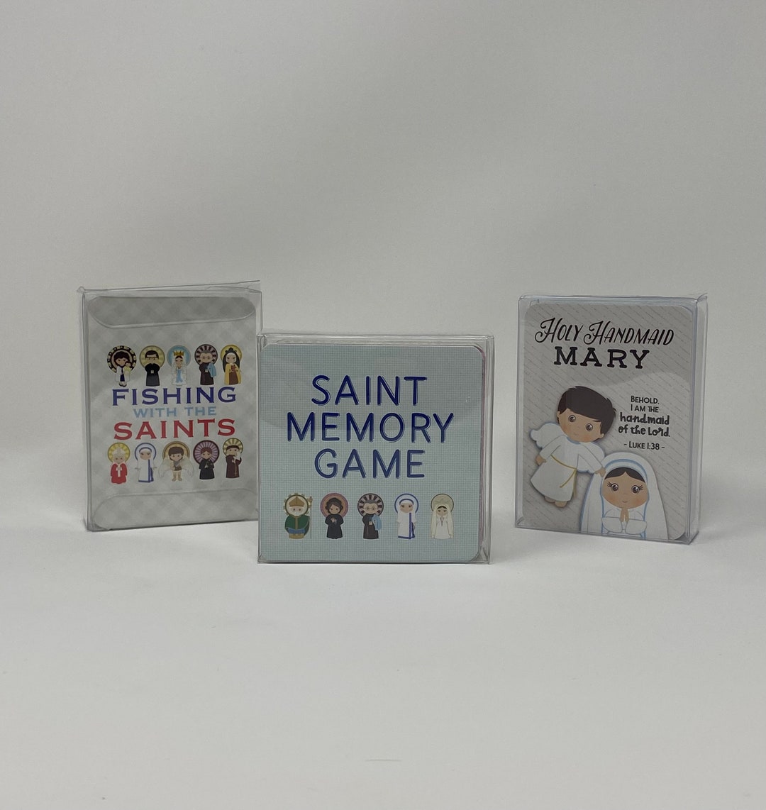 Saint Game Bundle With Fishing With the Saints Game Set, Holy Handmaid ...