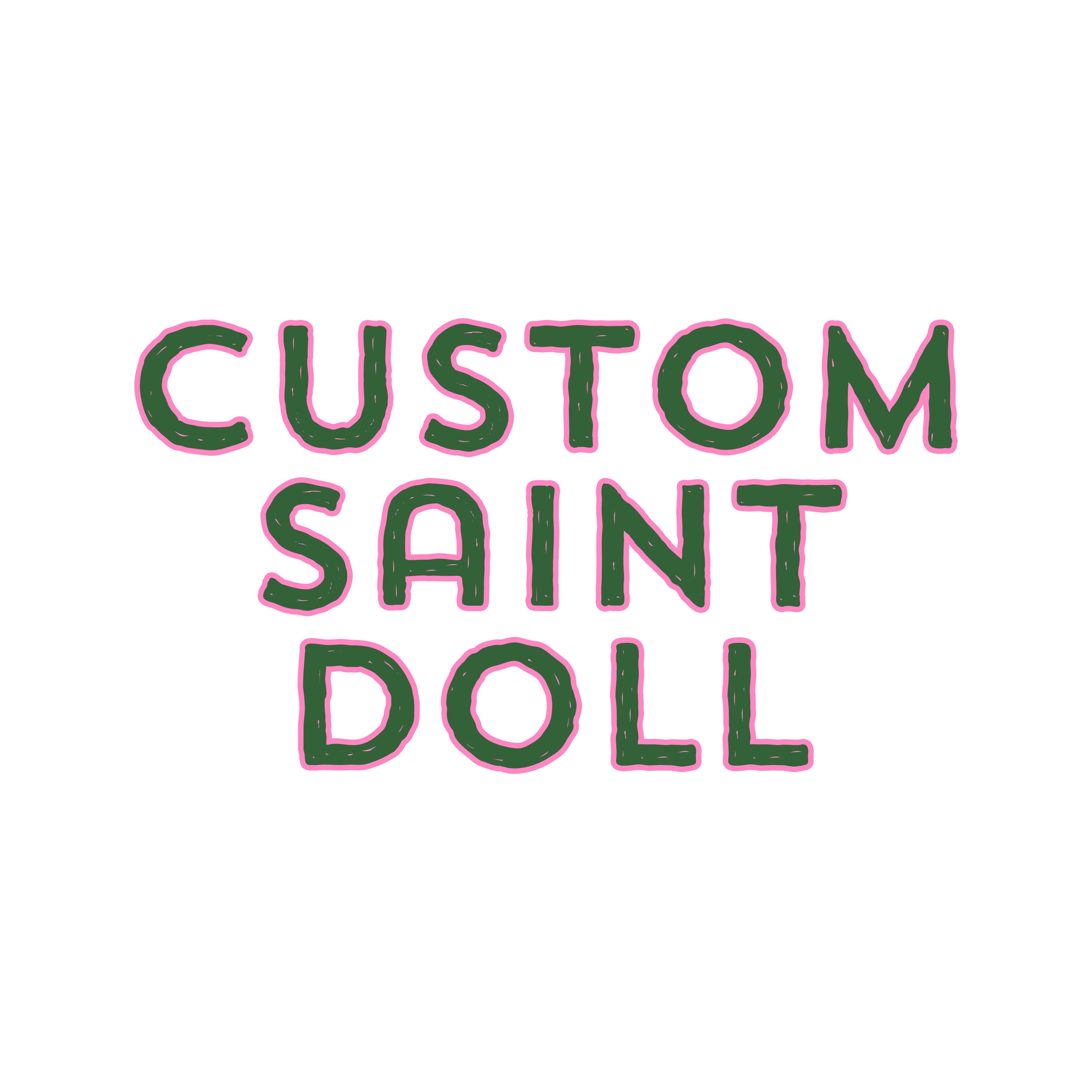 Custom Saint Doll. Custom Stuffed Saint Doll. Saint Gift. - Etsy