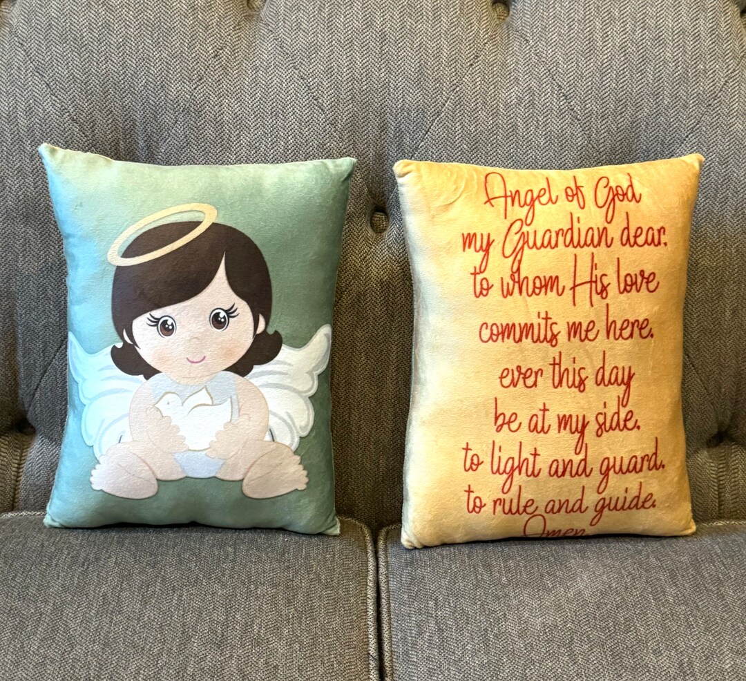 Angel of God Prayer Stuffed Doll Pillow. Angel Gift. Easter Gift ...