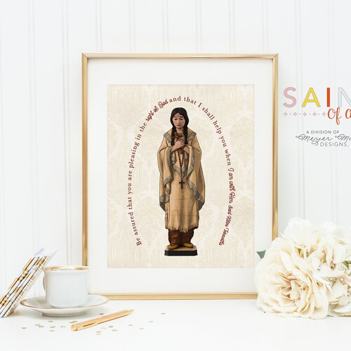 St. Kateri Tekakwitha Icon - Etsy