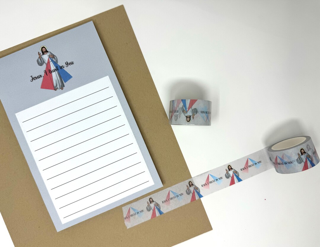Divine Mercy of Jesus Washi Tape. Divine Mercy Catholic Washi Tape ...