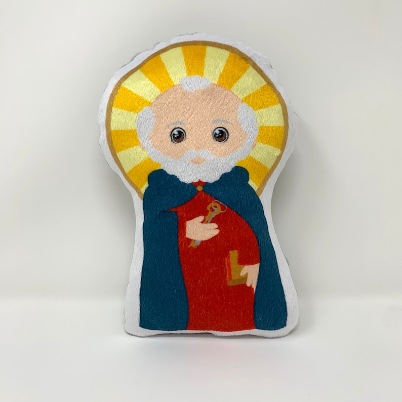 Saint Peter Stuffed Doll. Saint Gift. Easter Gift. Baptism. Catholic ...