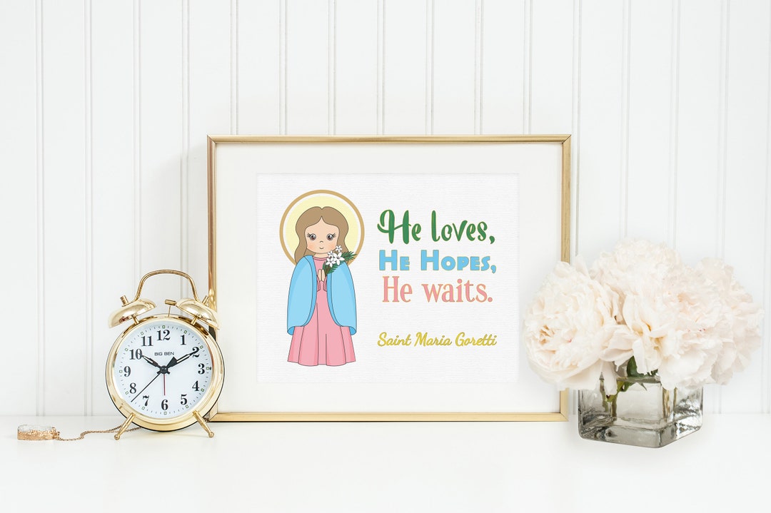 Saint Maria Goretti Poster Print. St Maria Goretti Wall Art Poster ...