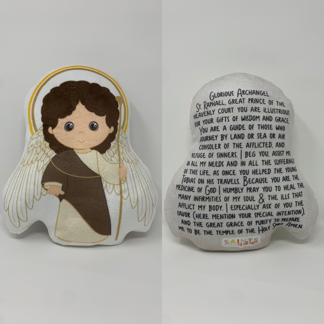 St. Raphael the Archangel Stuffed Saint Doll. Saint Gift. Easter Gift ...