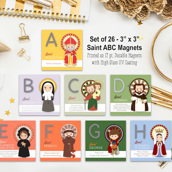 Alphabet Magnets - Etsy