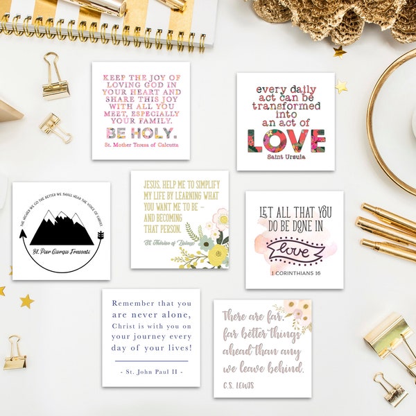 Catholic Stickers - Etsy