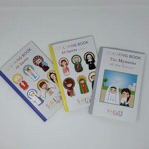 Catholic Saints Coloring Book Volume II. 6x9 Catholic Coloring Book ...