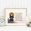 All You Holy Men and Women Pray for Us Poster Print. Catholic Wall Art ...