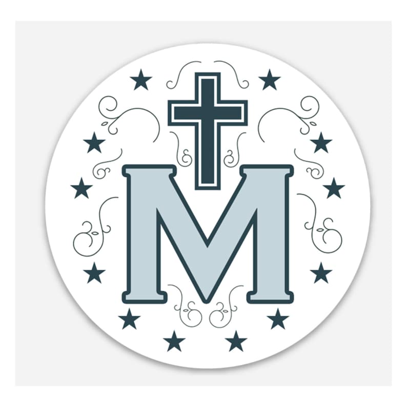 3 Vinyl Waterproof Marian Cross Sticker. Marian Cross - Etsy