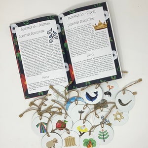 My Advent Jesse Tree Devotional Book With 25 Ornaments. 6x9 Catholic ...