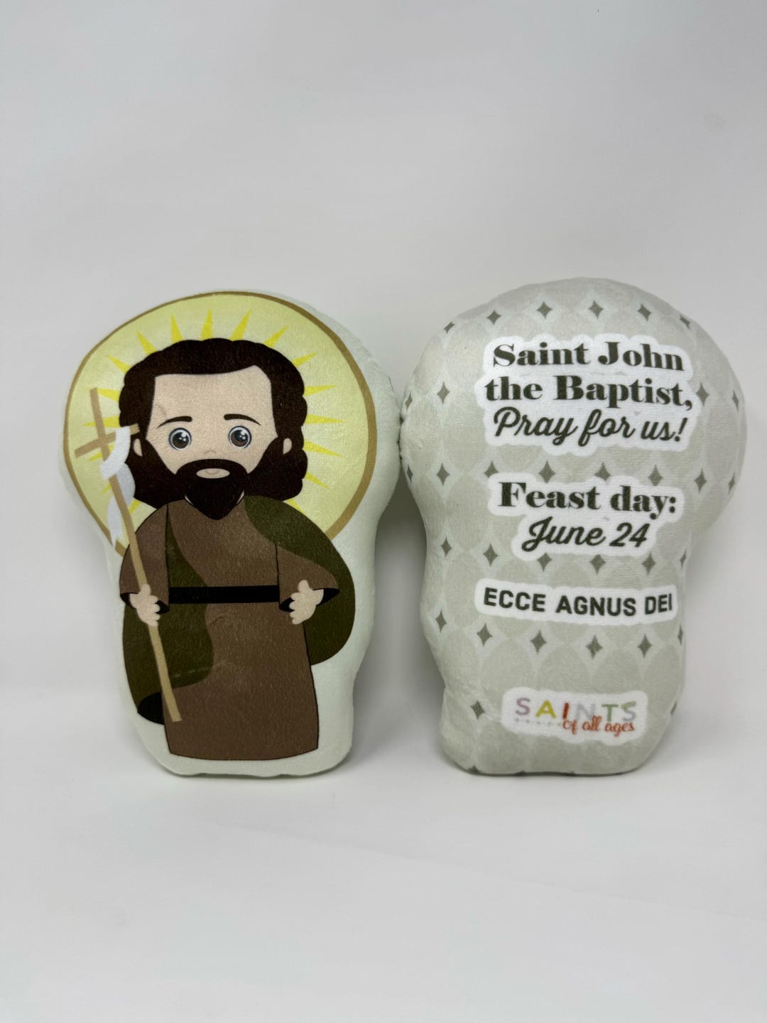 Saint John the Baptist Stuffed Doll. Saint Gift. Easter Gift. Baptism ...