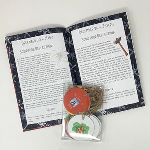 My Advent Jesse Tree Devotional Book With 25 Ornaments. 6x9 Catholic ...