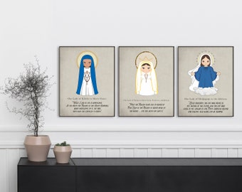 Our Lady of Kibeho and Saints - Etsy