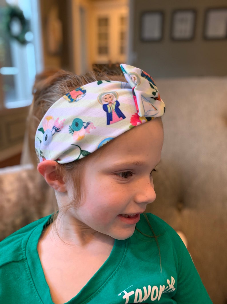 Set of 2 Girl Saint & Mary Headbands. Women Saints Headband for Toddler ...