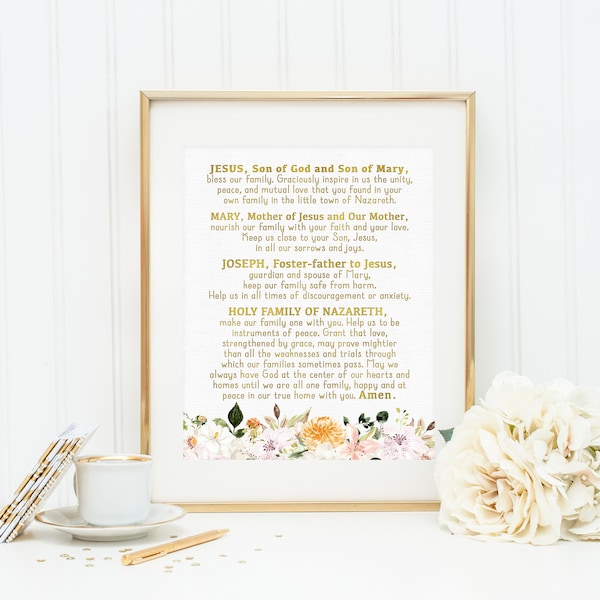 Holy Family Print - Etsy
