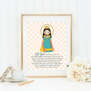 Saint Matilda Poster Print. St. Matilda Wall Art Poster. First ...
