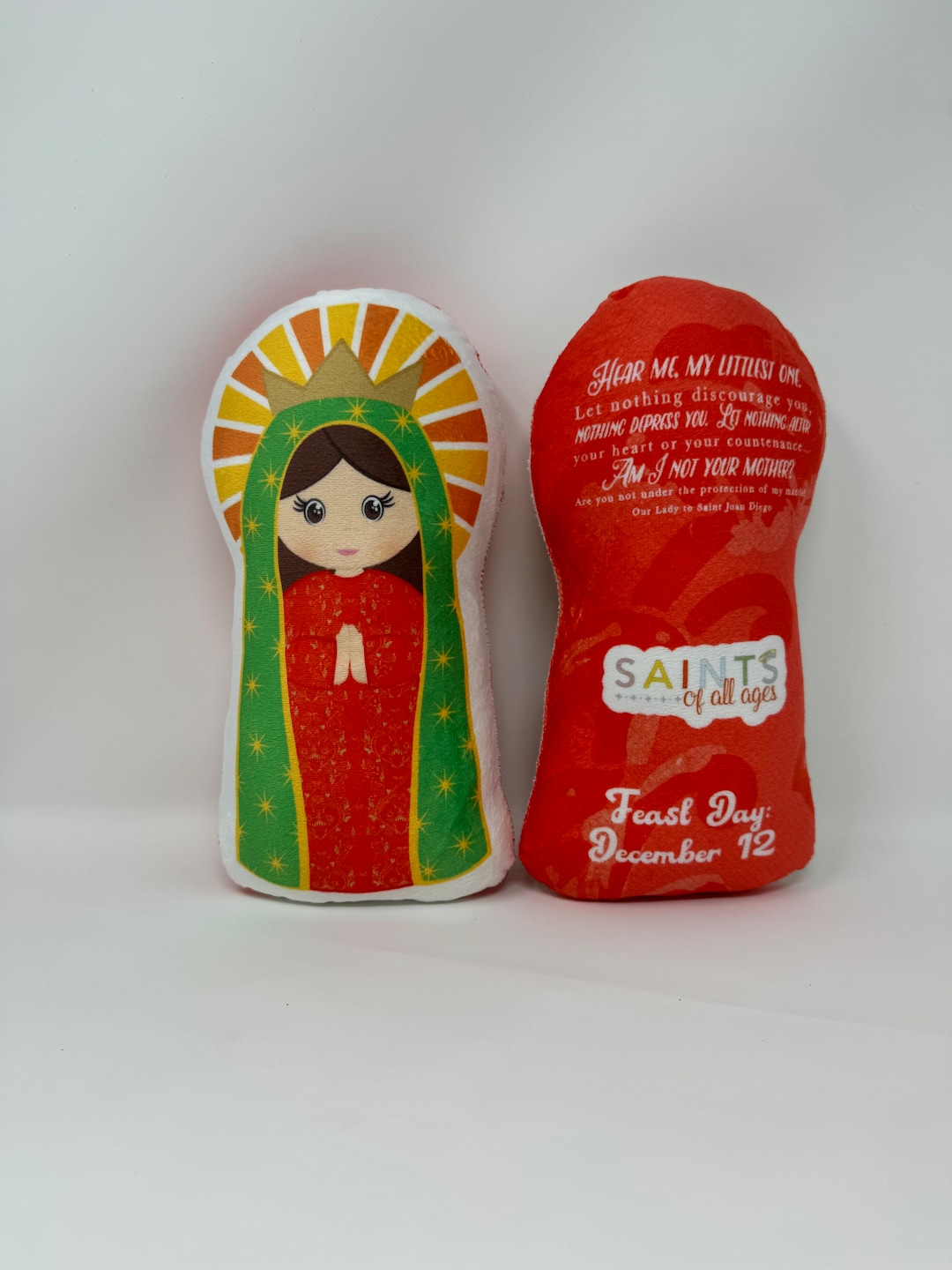 Our Lady of Guadalupe Stuffed Saint Doll. Saint Gift. Easter Gift ...