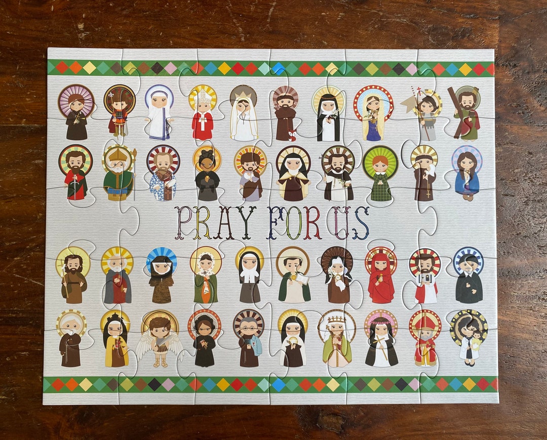 Pray for Us Children’s Puzzle. 11x14 Prayer Puzzle. Children's Stocking ...