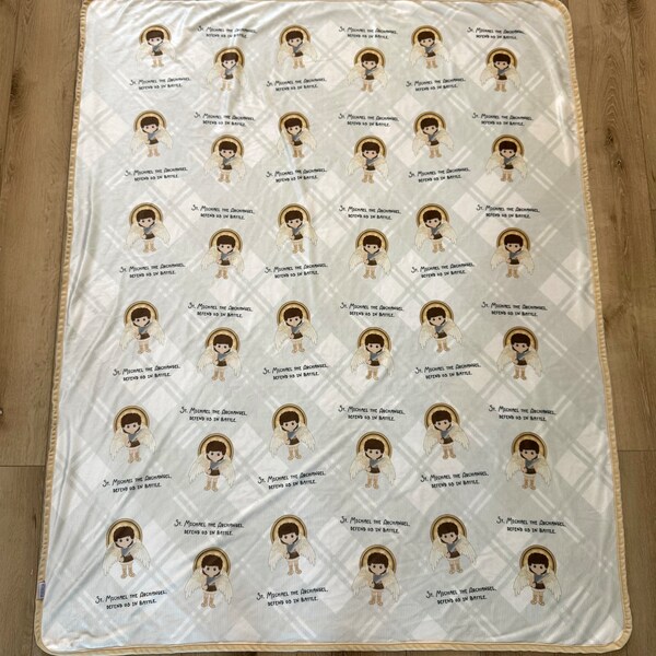 St Michael Blanket - Etsy