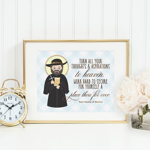 Damien of Molokai - Etsy