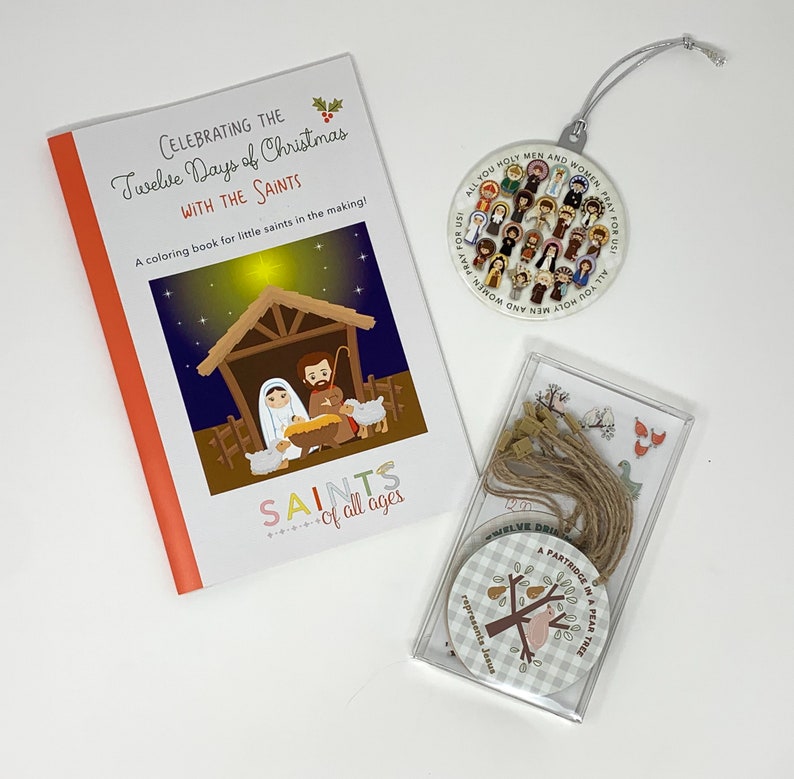 Catholic Saint Christmas Bundle. 12 Days of Christmas Catholic - Etsy