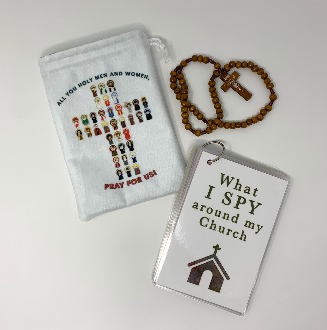 All You Holy Men and Women Cloth Bag. Pray for Us Gift. First Communion ...