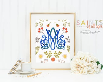 Auspice Maria Art - Etsy